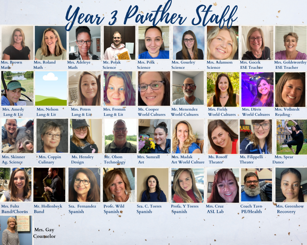 Meet Your Year 3 Teachers | Pine View Middle School