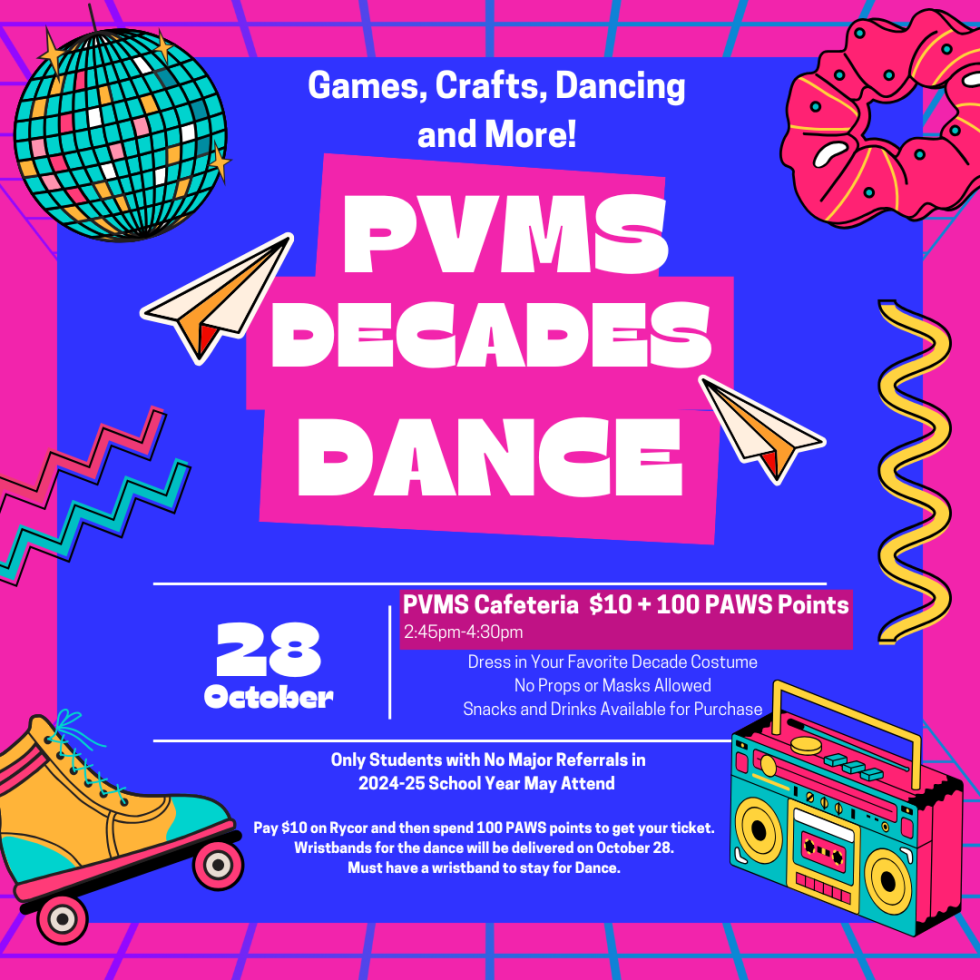 Decades Dance | Pine View Middle School